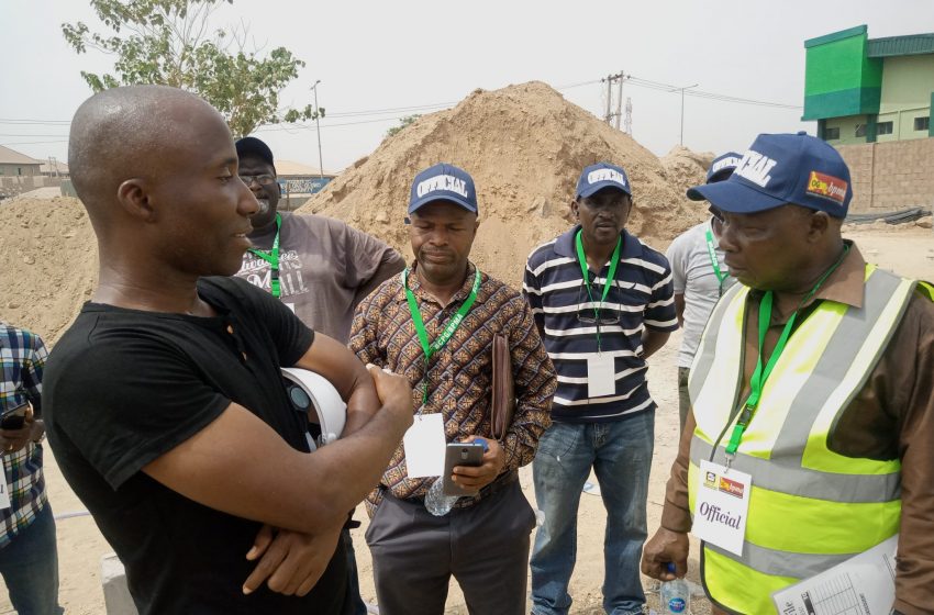 Building Collapse Prevention Guild embarks on site inspection in Ogun